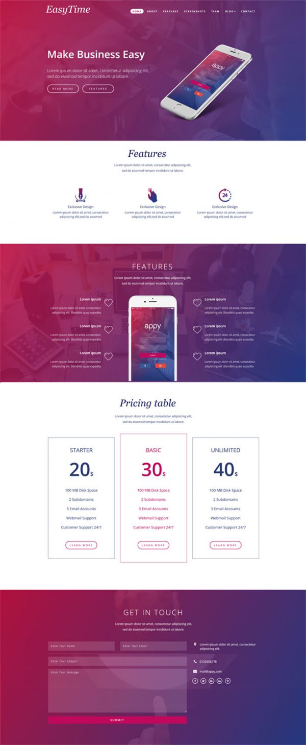 Custom Landing Page Design - Webbook Studio