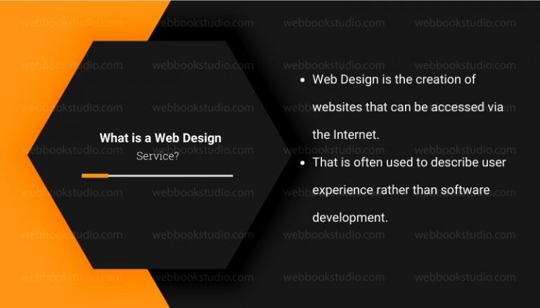What are the services included in web design? - Webbook Studio