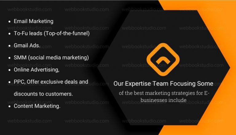 Best Marketing Strategies for ecommerce business site - Webbook Studio