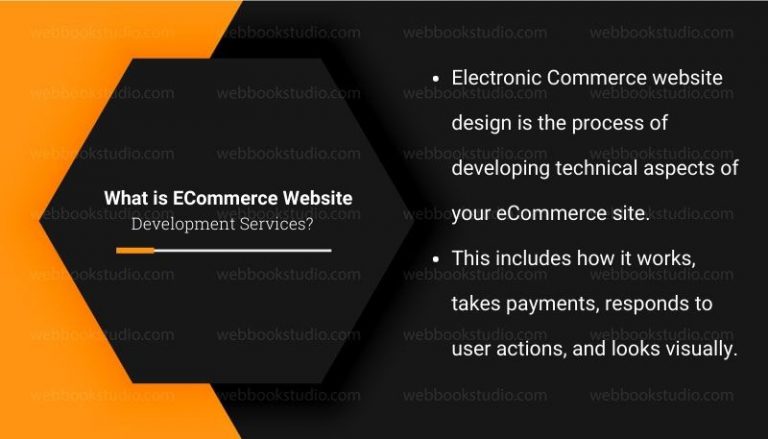 E-commerce website development services - Webbook Studio
