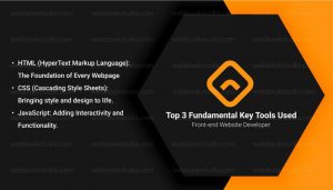 Key tools and technologies used in Front-end website development ...